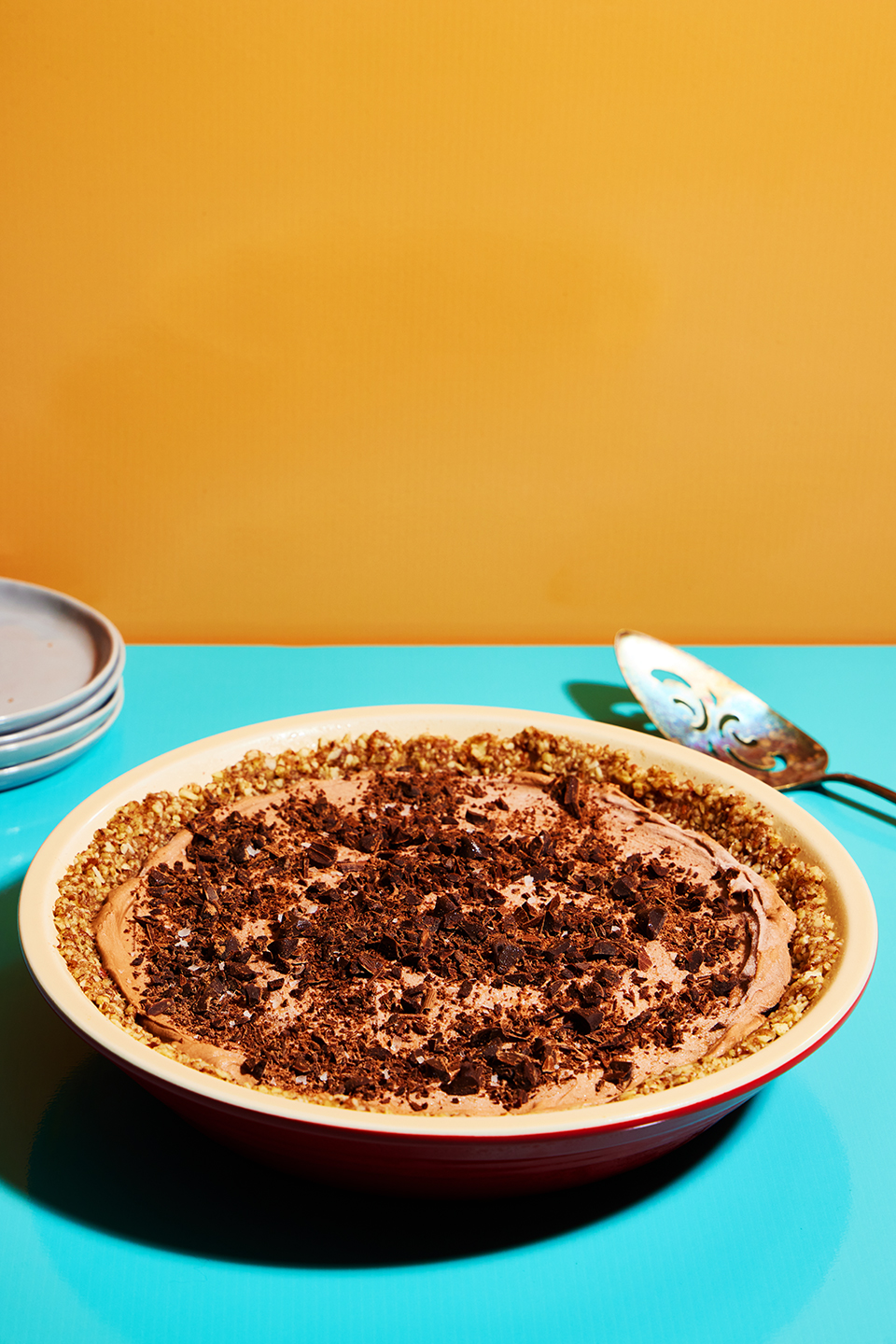 Chocolate Freezer Pie - Bake Believe Baking Chips & Wafers