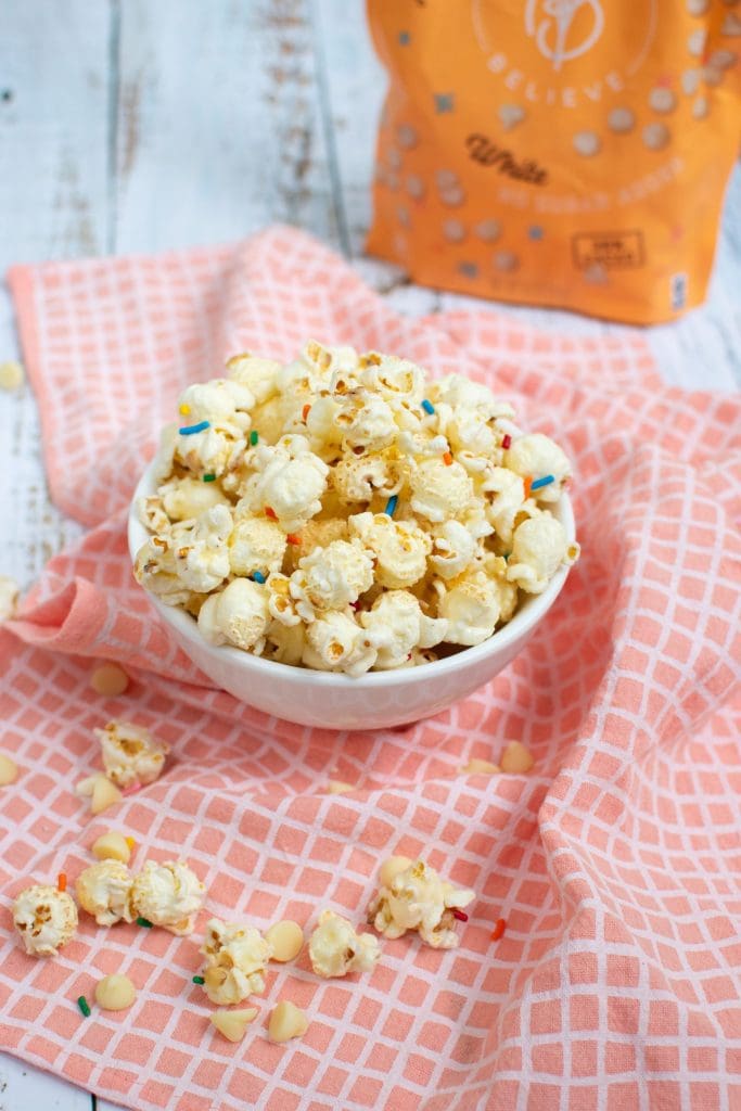 Sweet & Salty White Confetti Popcorn - Bake Believe Baking Chips & Wafers